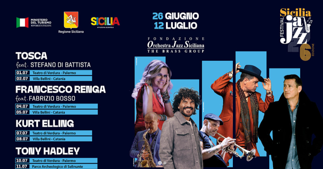 Sicilia Jazz Festival 2026: c'è anche Tony Hadley - Quotidiano di Palermo